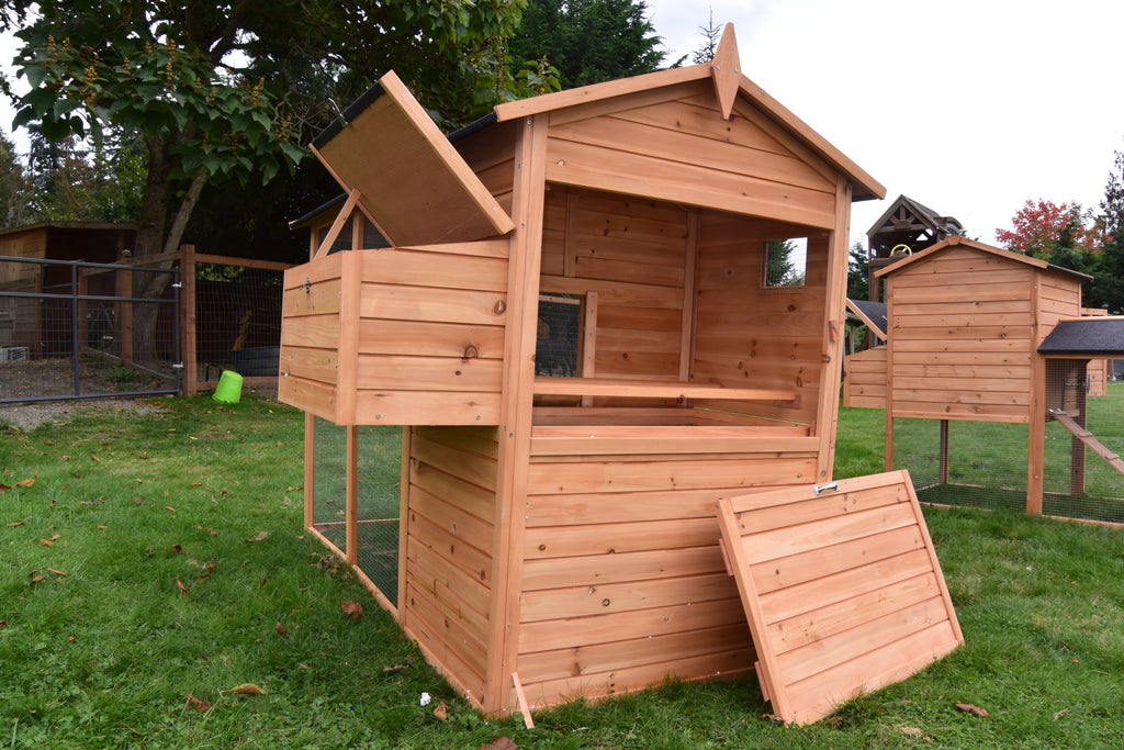 NEW FarmHouse Coop. Both Stain colors in stock, BARN RED Limited Run ...