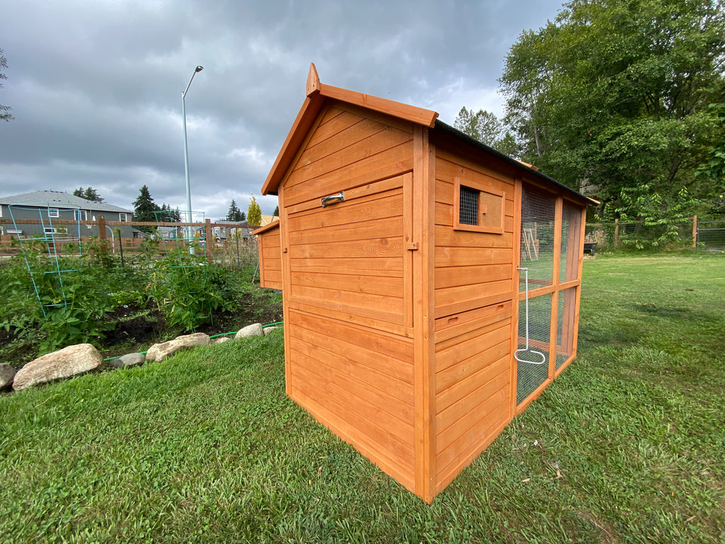 NEW FarmHouse Coop. Both Stain colors in stock, BARN RED on SALE ...